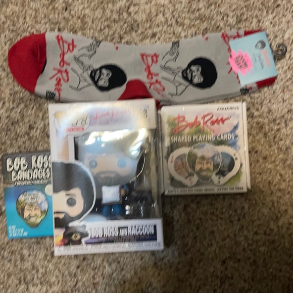 Bob Ross | Art | Nwtcollectible Bob Ross And His Raccoon More | Poshmark